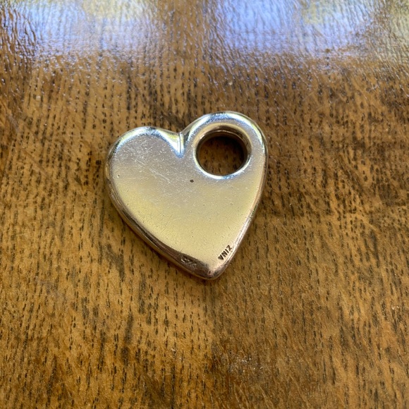 Zina | Jewelry | Vintage Zina Sterling Silver Heart Pendant | Poshmark